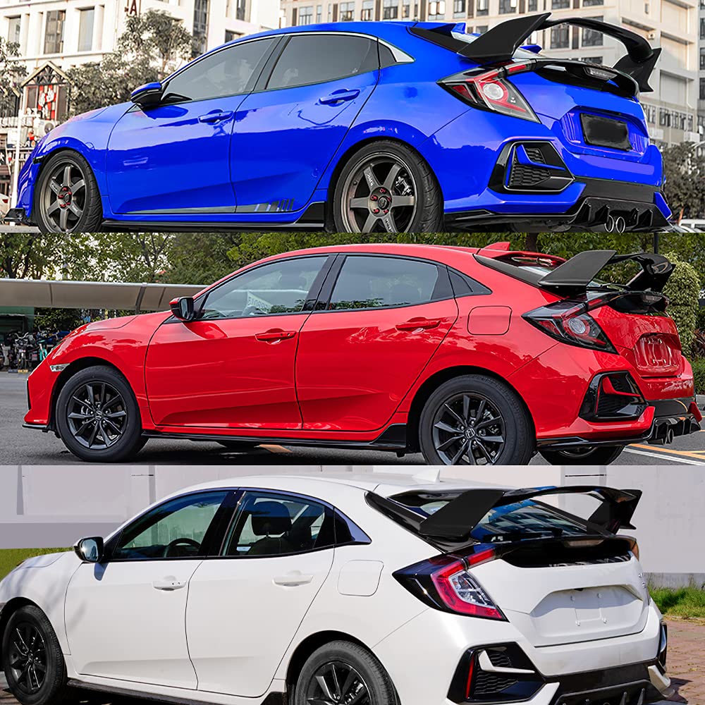Snapklik.com : Spoiler Wing For 2016-2021 Honda Civic Hatchback FK7 ...