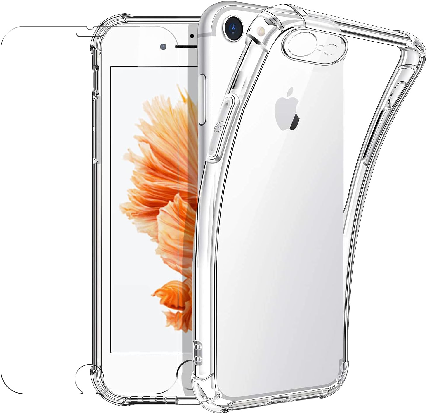 NEW'C Coque pour iPhone 6 et iPhone 6S, Ultra Transparente Silicone en ...