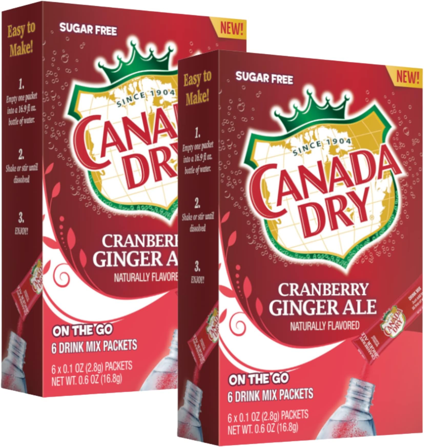 Amazon.com : Canada Dry Cranberry Ginger Ale - 7.5 Fl Oz, 30 Count ...