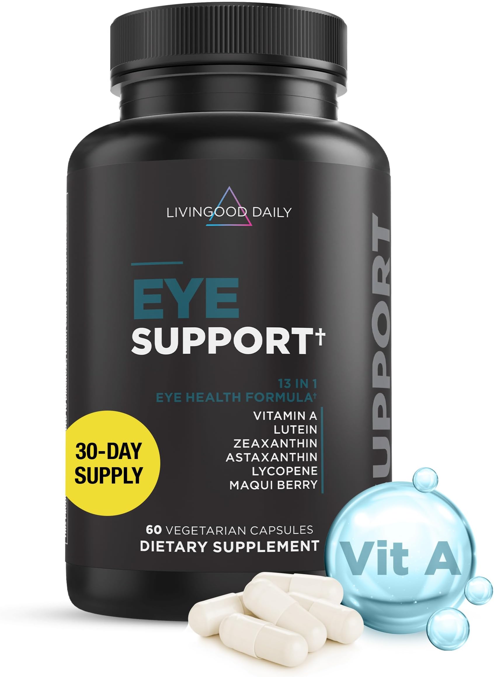 Amazon.com: Livingood Daily Eye Support, 13-in-1 Vision Supplement with ...