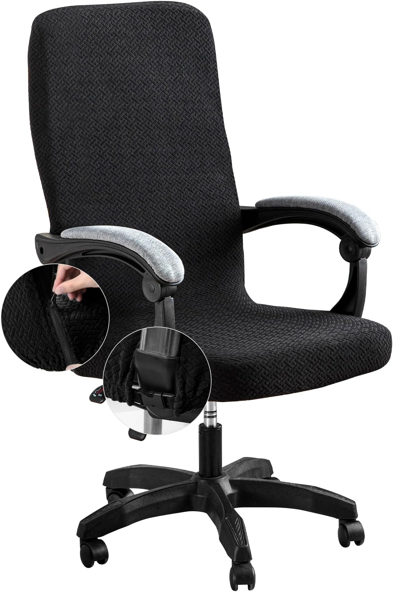 Amazon.com: CZL Office Chair Cover Stretchable Desk Chair Cover ...