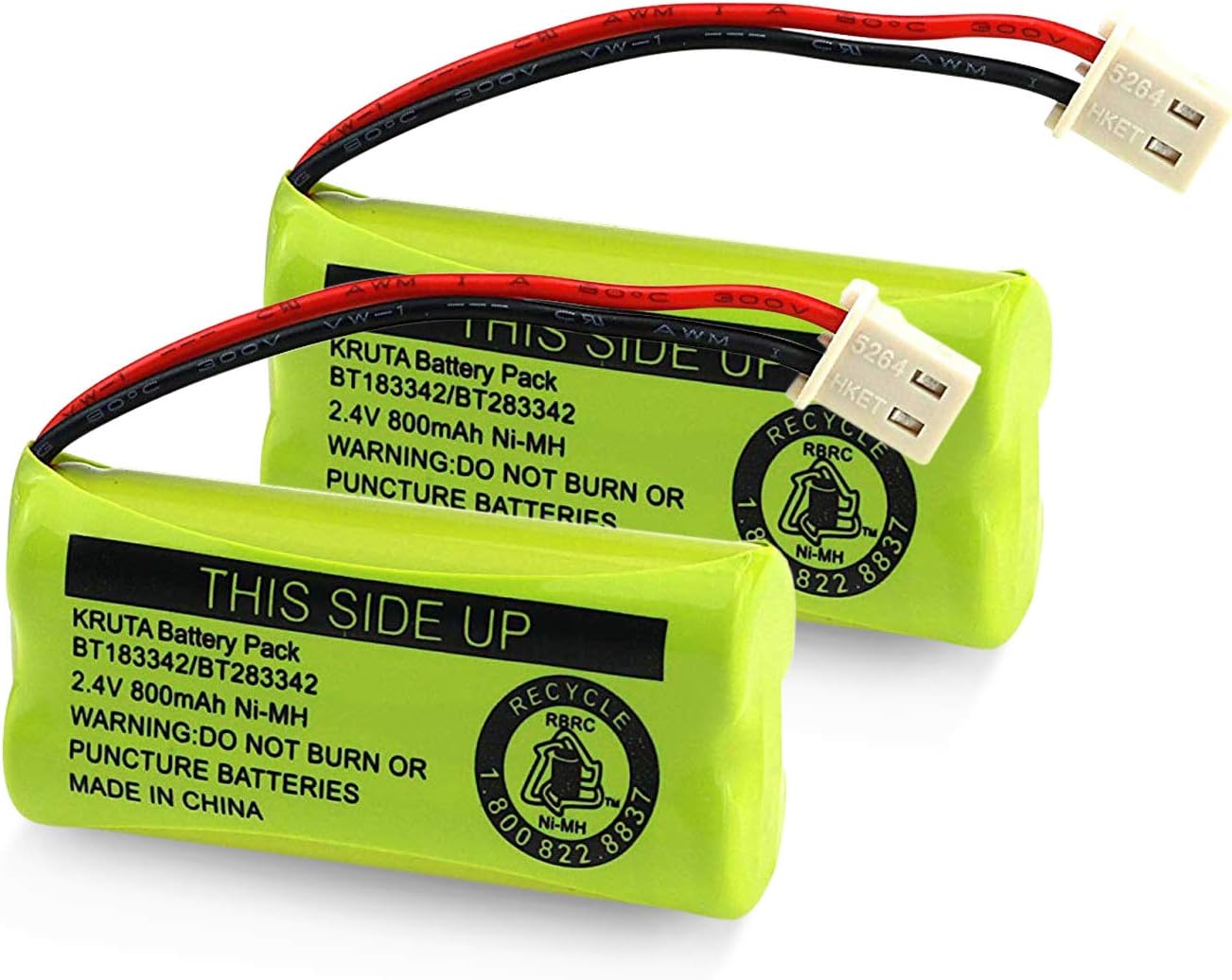 Amazon.com: Replacement Battery BT162342 / BT262342 for Vtech AT&T ...