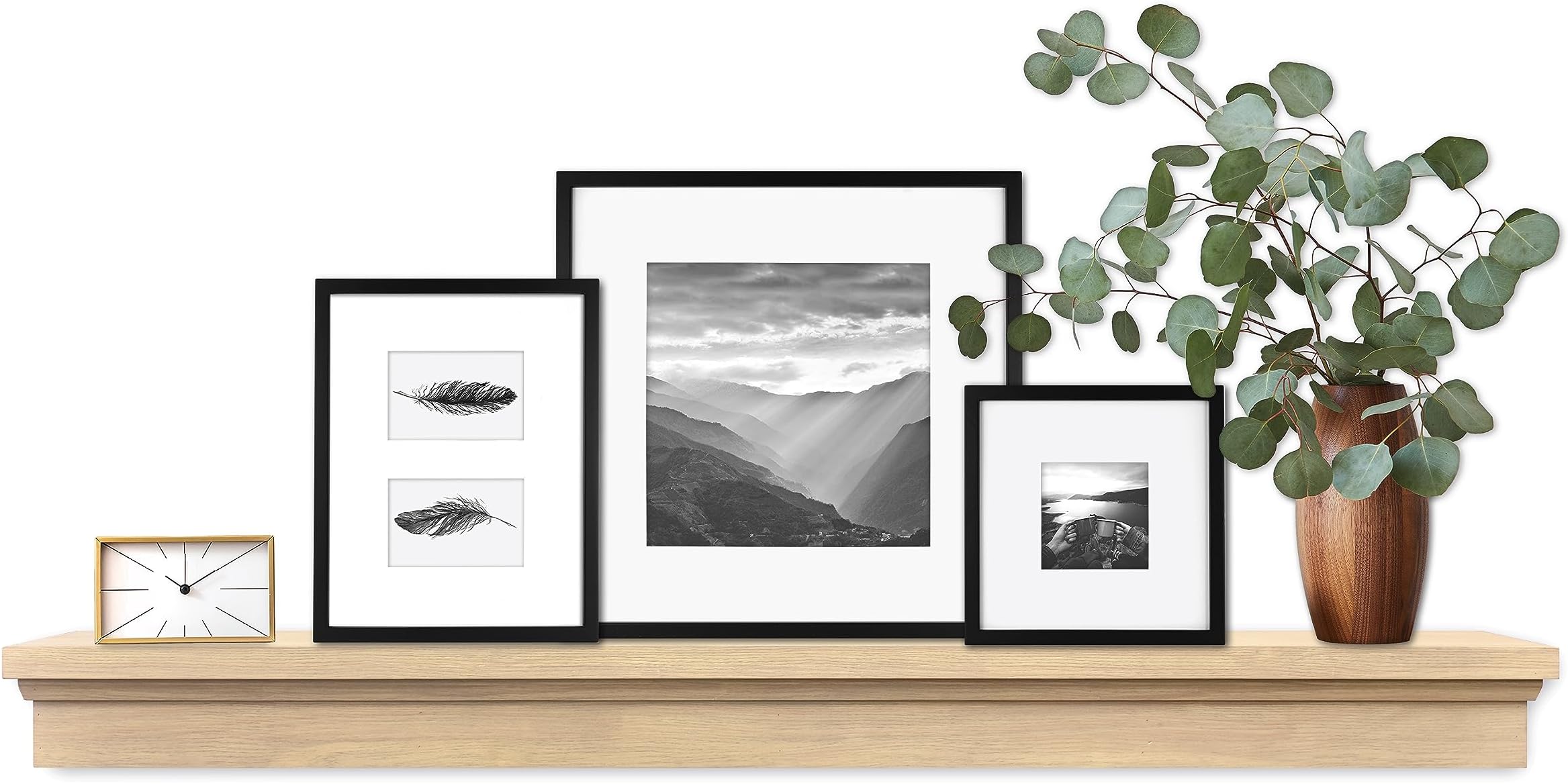 Amazon.com: MCS 60-Inch Mantel, Master & Co Natural Woodgrain Finish ...
