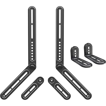 Amazon.com: Universal Soundbar Wall Mount Bracket Sound Bar Mounts ...
