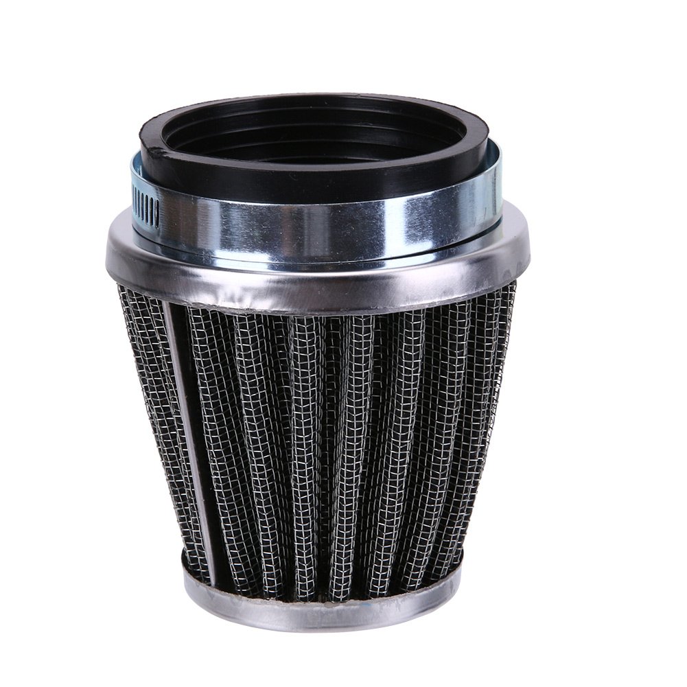 Prosperveil 52mm 2 Layer Steel Net Filter Gauze Motorcycle Clamp-on Air ...