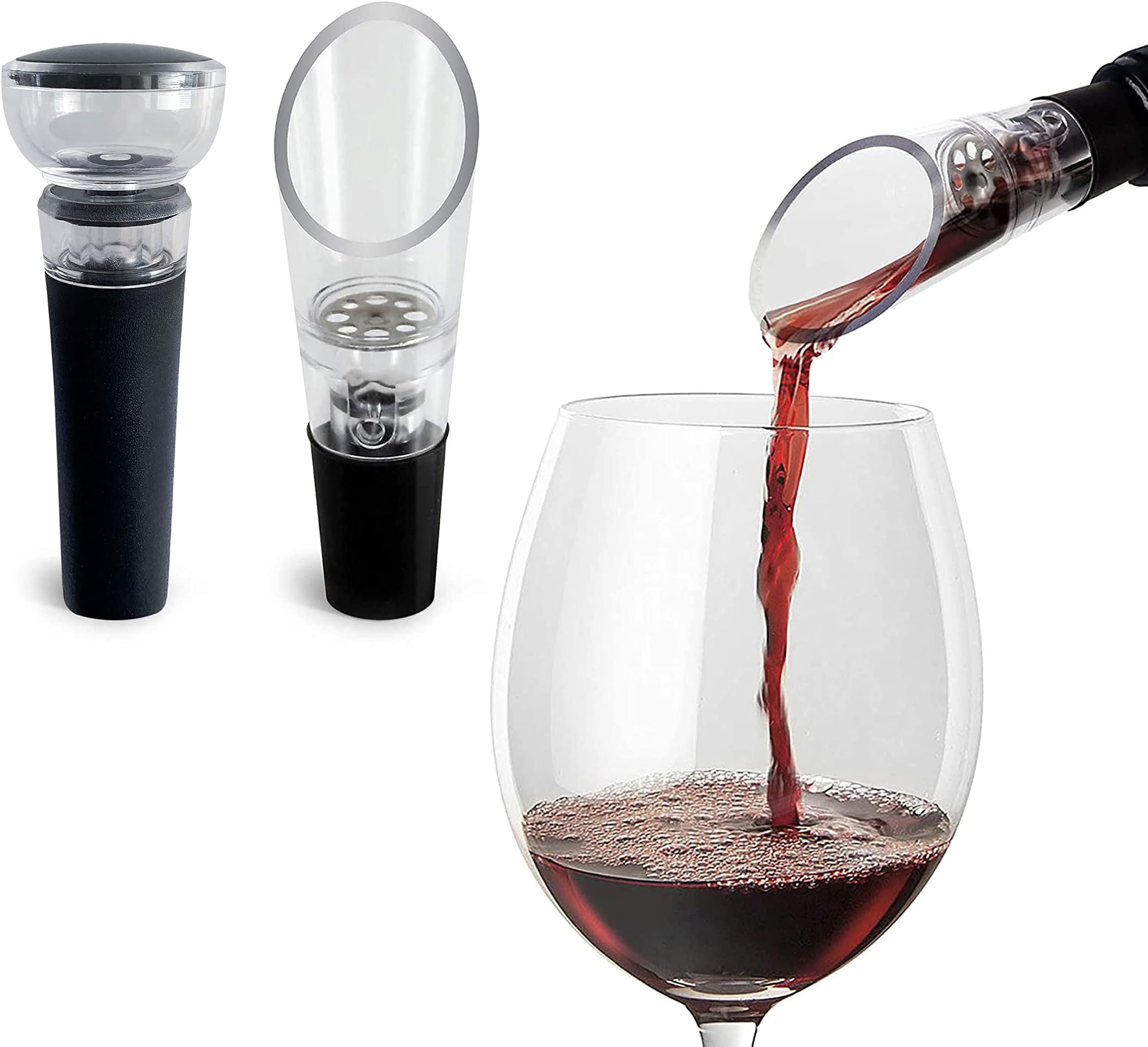 Amazon.com: Wine Aerator Pourer Aerating Spout and Decanter for ...