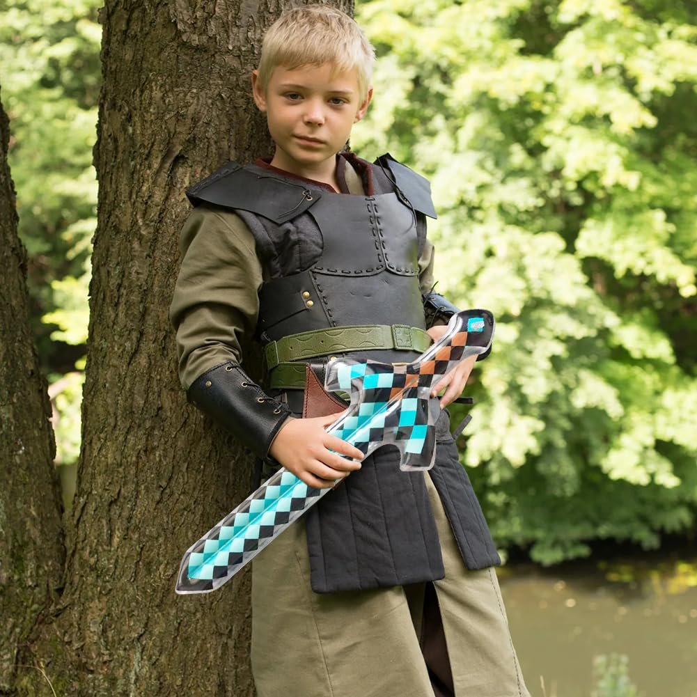 Snapklik.com : Ukontagood 32 Pack Inflatable Weapon, Inflatable Pixel ...