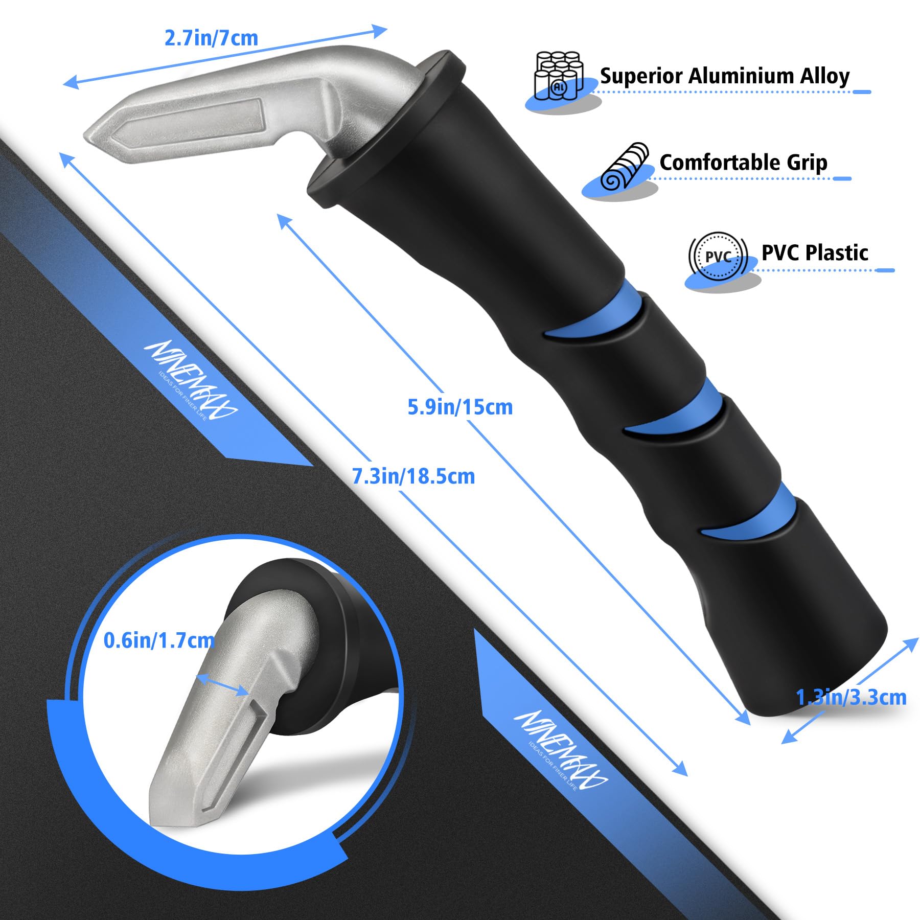 Snapklik.com : NINEMAX Car Door Handle For Elderly Car Handle Assist ...