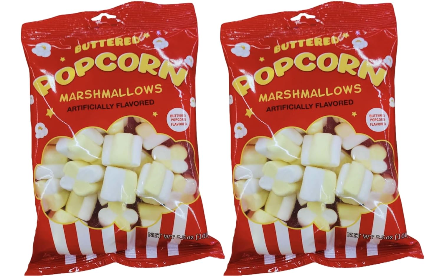 Amazon.com: Generic Buttered Popcorn Flavored Marshmallow Candy ...