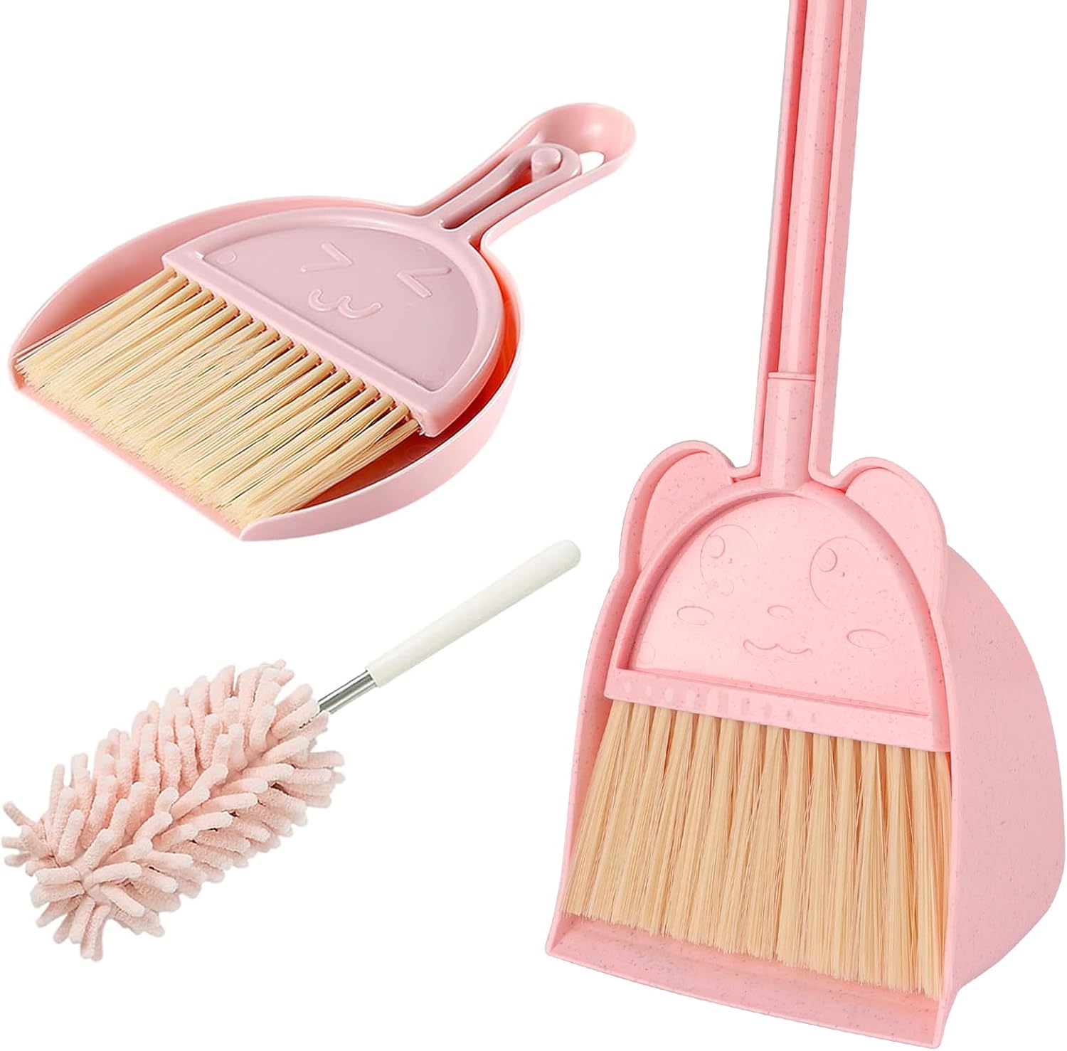 Amazon.com: Lanstics 5PCS Mini Broom and Dustpans Set, Mini Broom with ...