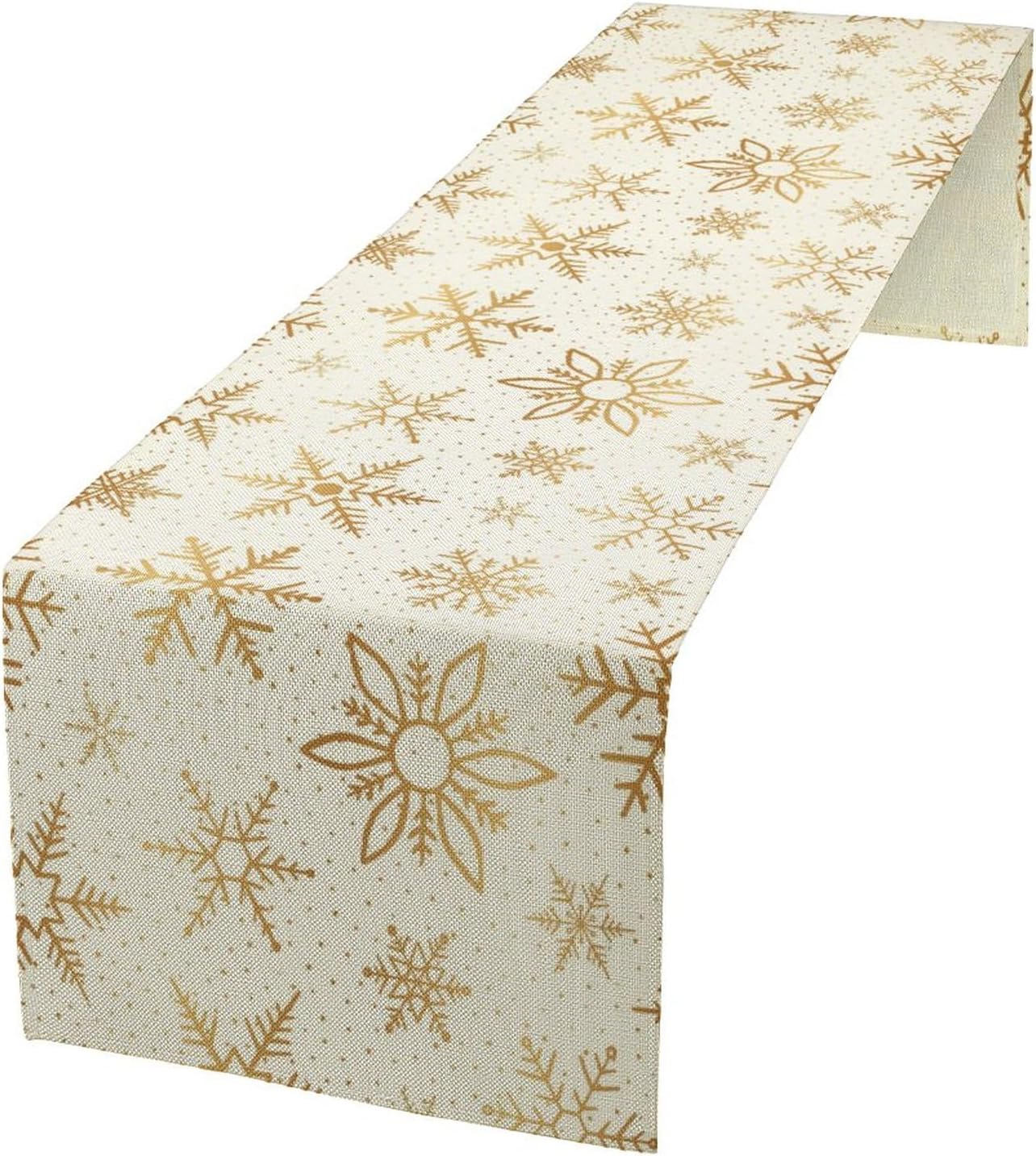 Amazon.com: Christmas Snowflake Table Runner, Seasonal Winter Xmas ...