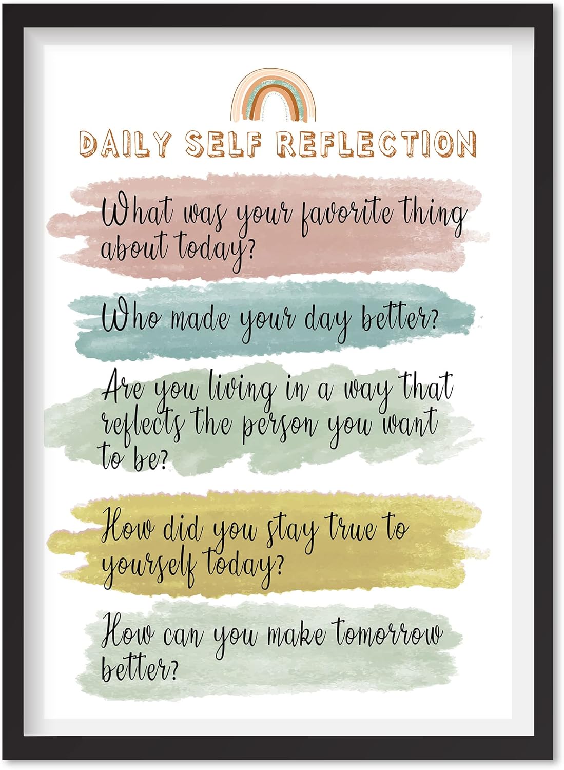 Amazon.com: School Counselor Office Decor Daily Self Reflection Mental ...