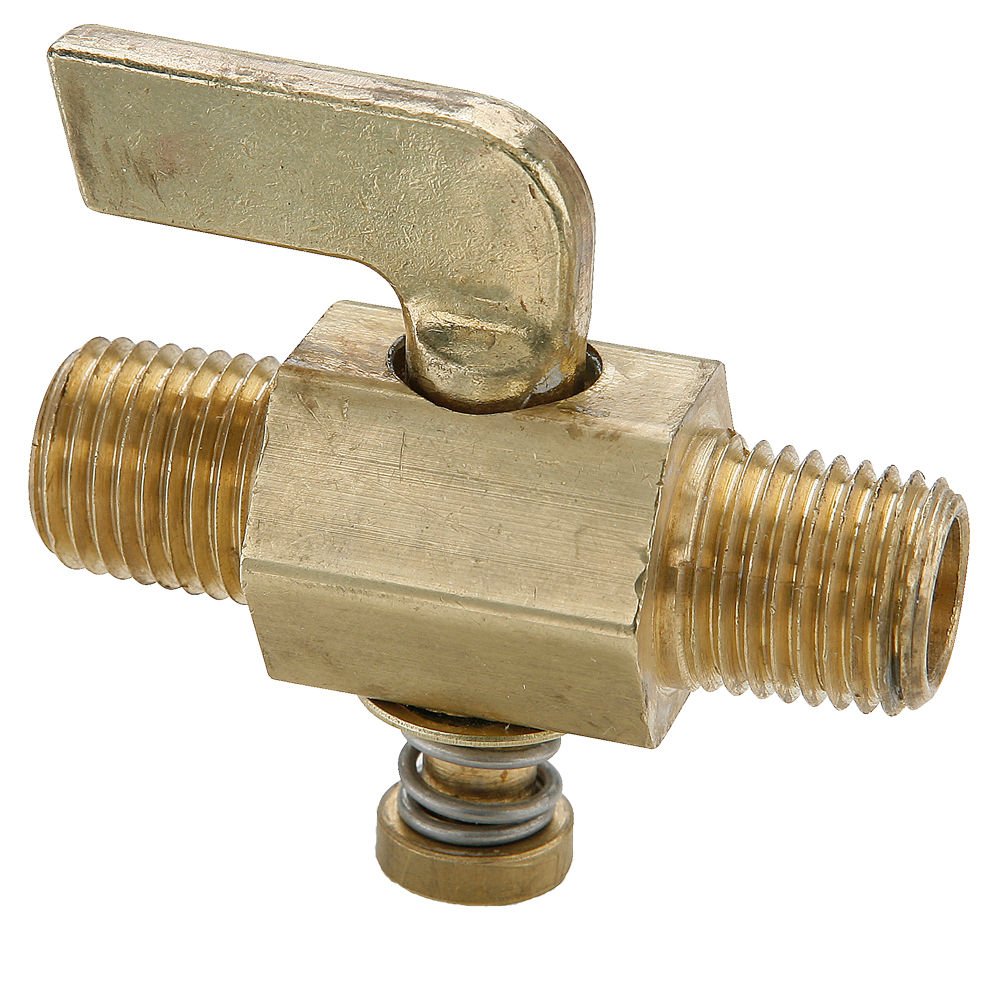 Parker V401P-2-2-pk20 Ground Plug Shutoff Cock, Brass, Male Pipe to ...