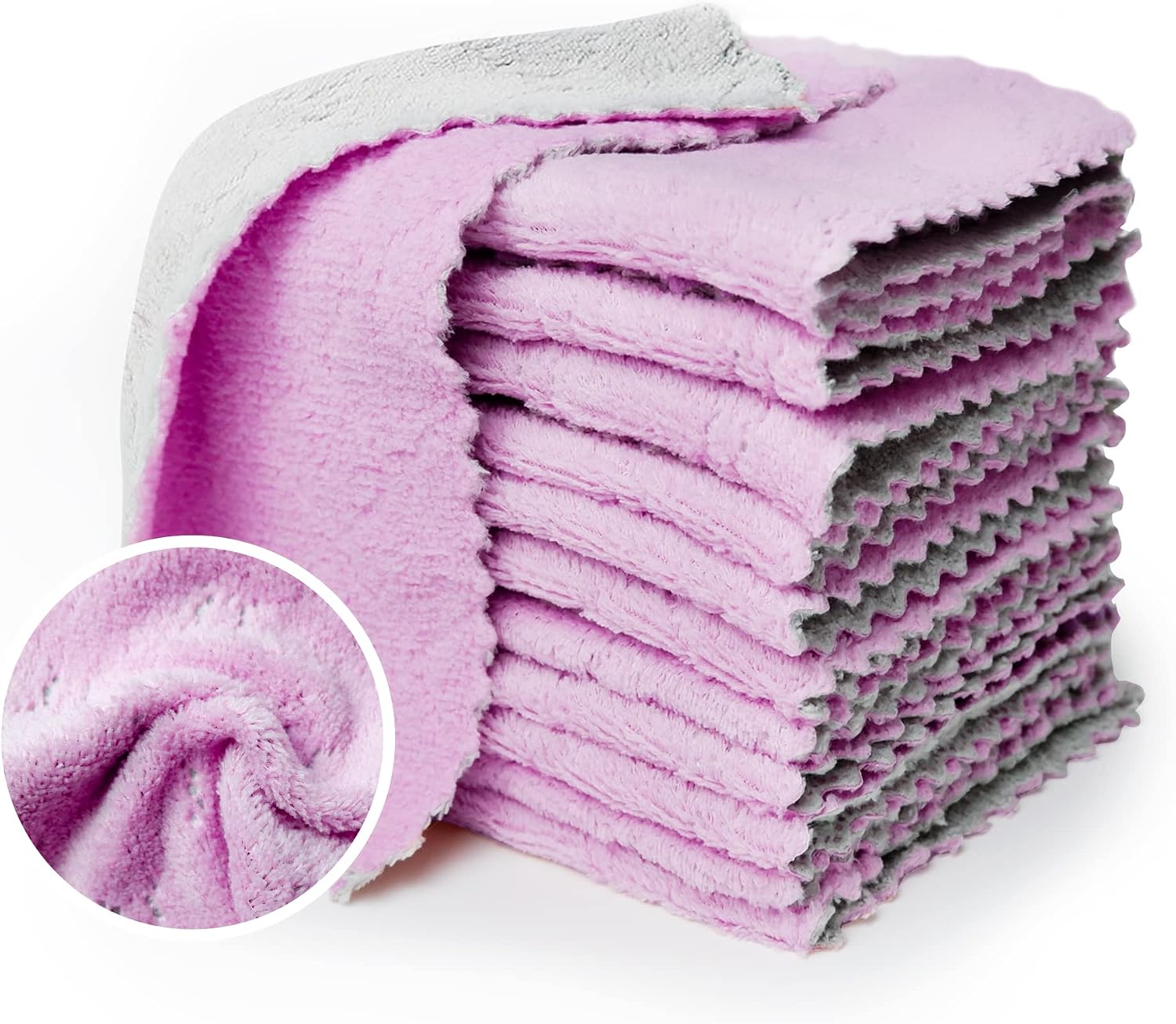 Amazon.com: Lcsmaokin 12 Pack Reusable Kitchen Cloth, Kitchen Towels ...