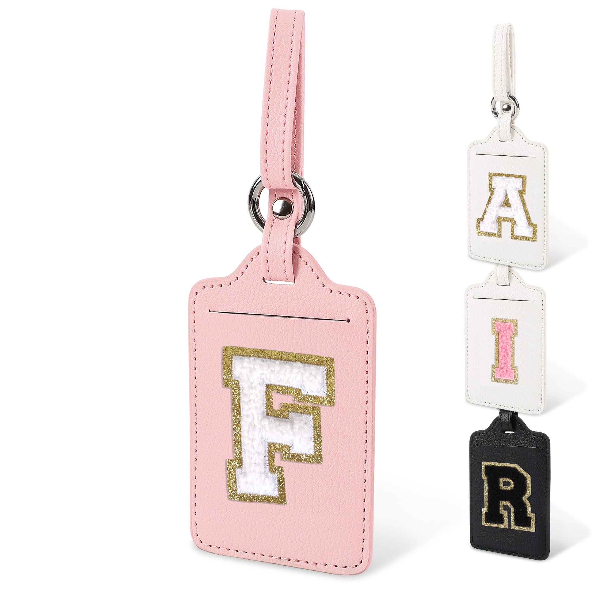 Amazon.com: Initial Letter Luggage Tags for Suitcases, Monogrammed ...