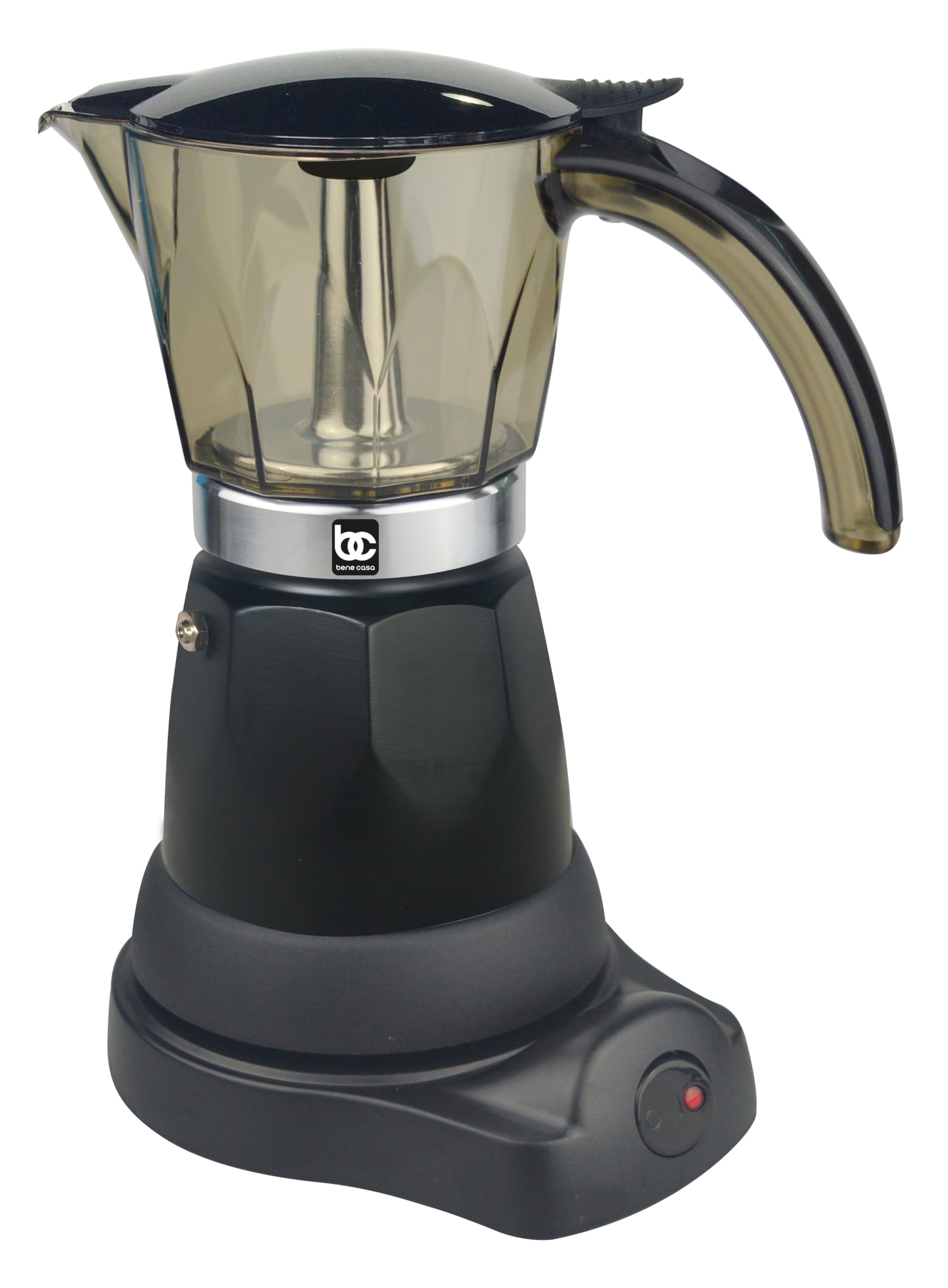 Bene Casa Black Portable Electric Espresso Maker/Cafetera, 3 Or 6 Cups ...