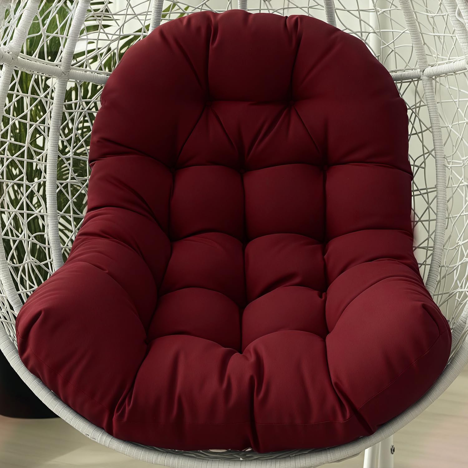 Amazon.com: STAYDEN Egg Chair Cushion Replacement Outdoor Hanging Chair ...