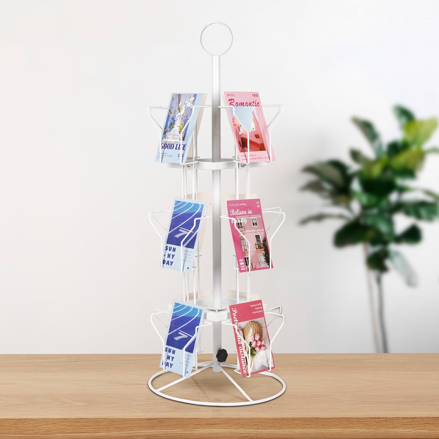 Amazon.com: Liitrton Greeting Card Rack Card Display Rack Countertop : Office Products