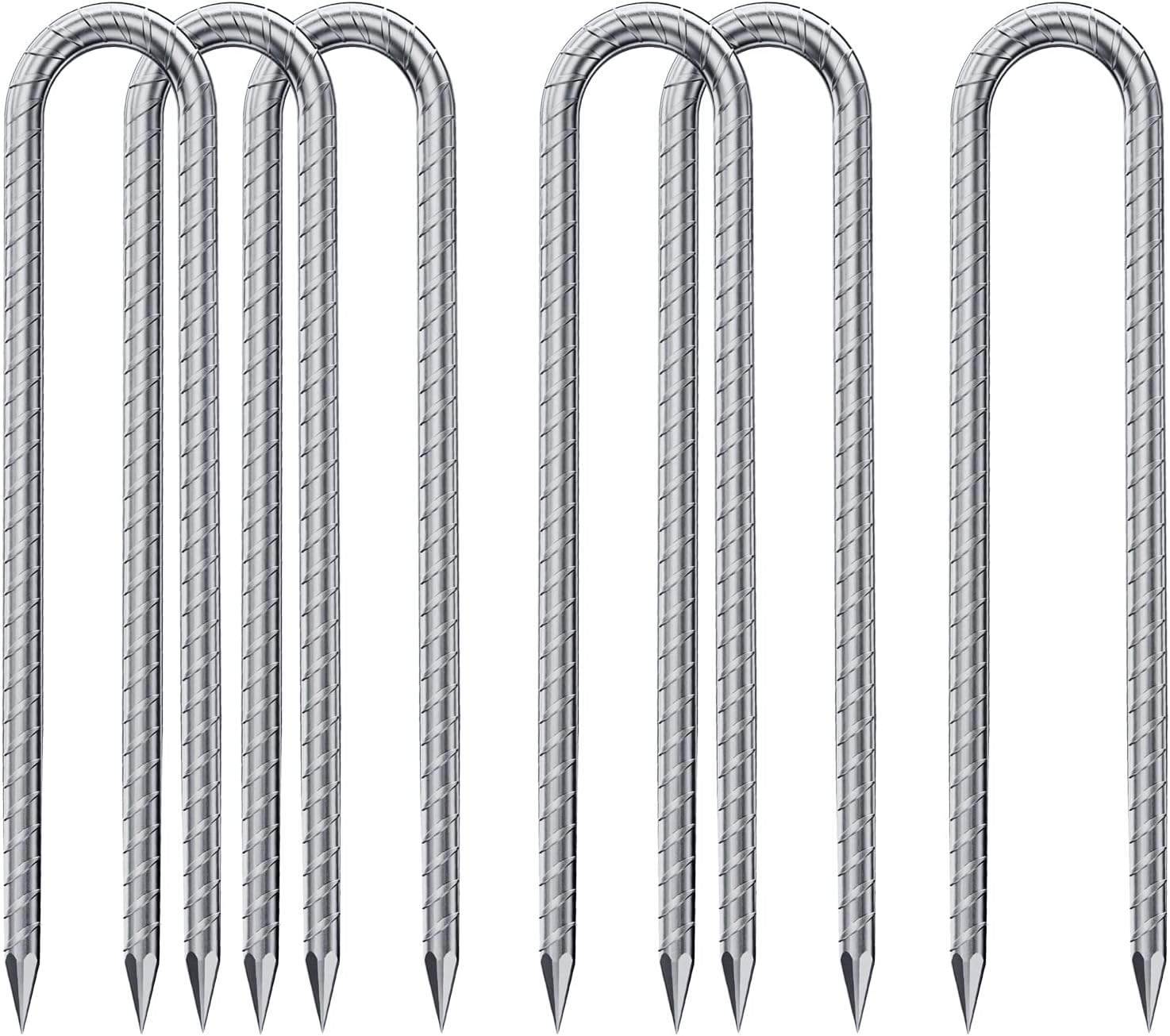 SONGMICS Bodenanker für Trampoline, Spiral-Bodenverankerung, Set aus ...