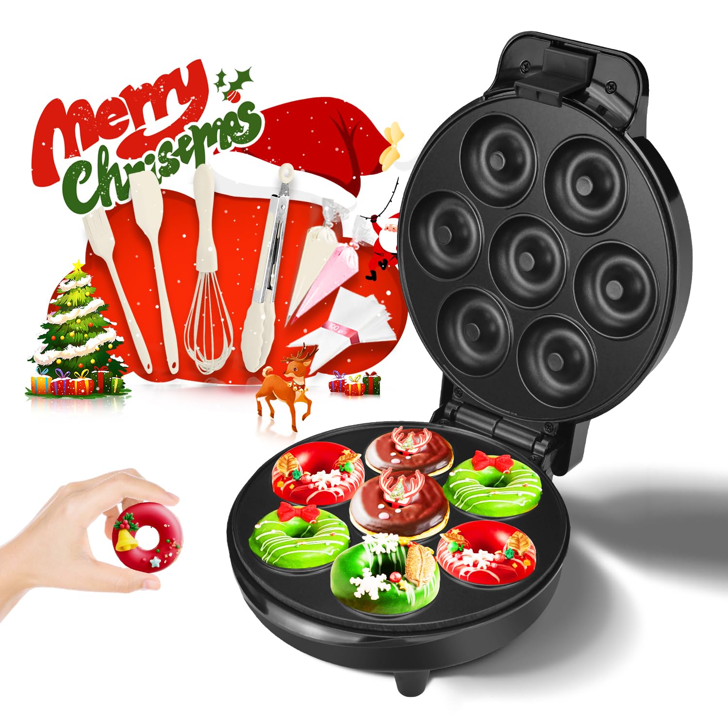 Amazon.com: DSP Mini Donut Maker - Non-Stick, Cool Touch Electric ...