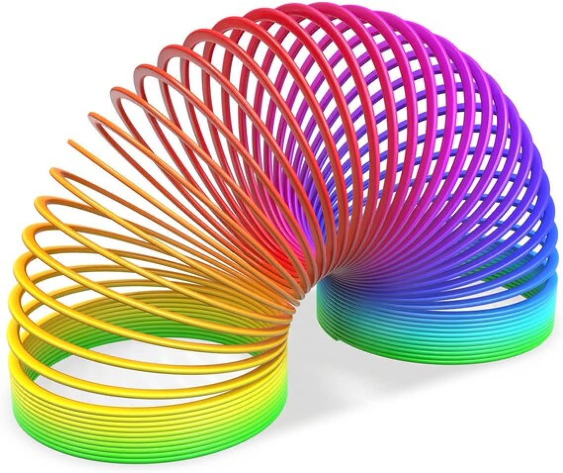 Live Beside Rainbow Slinky Spring Toy, Magic Tricks Toys for Autistic ...