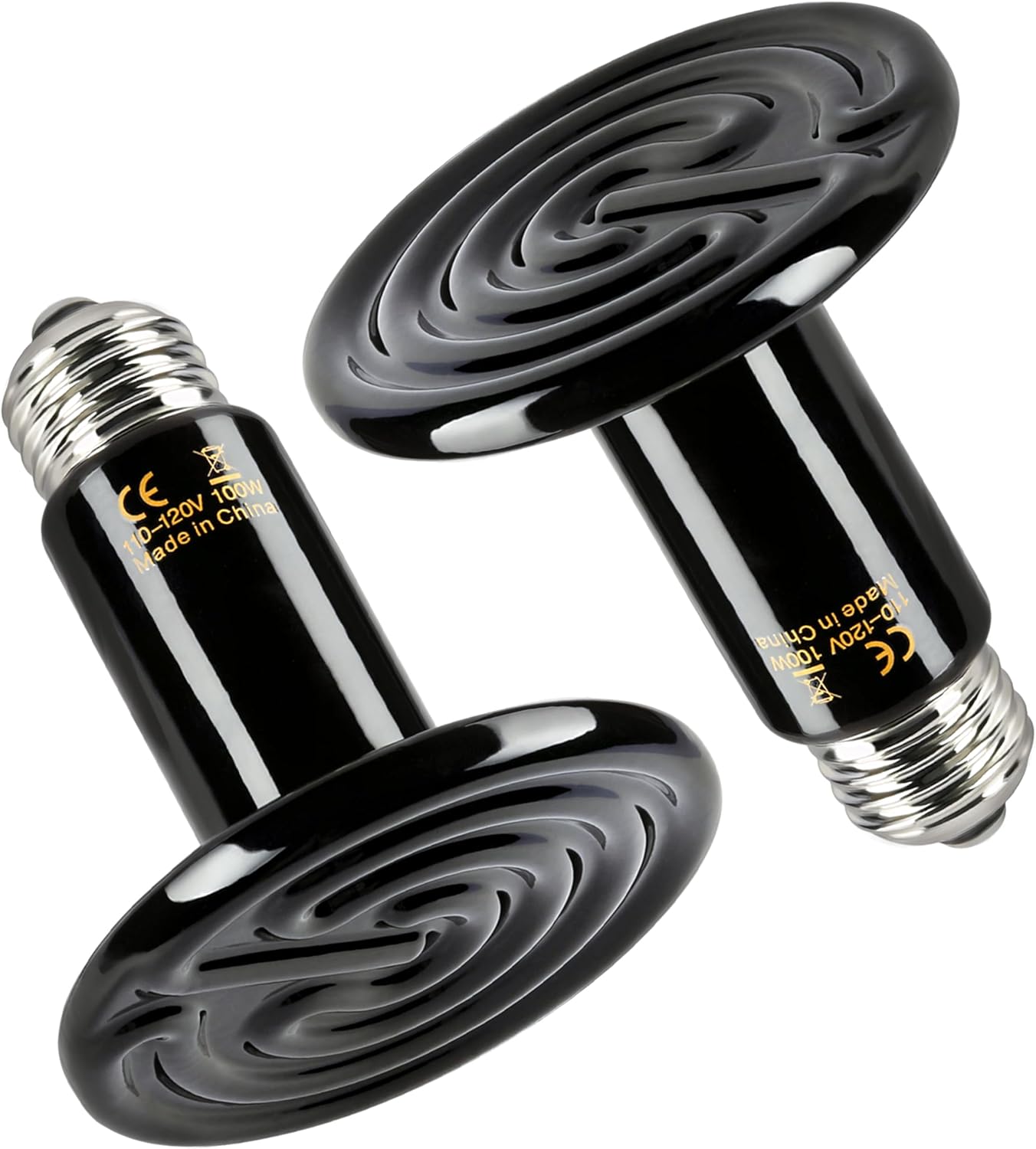 Amazon.com : Scratch Time 100W Ceramic Heat Emitter, Reptile Heat Lamp ...