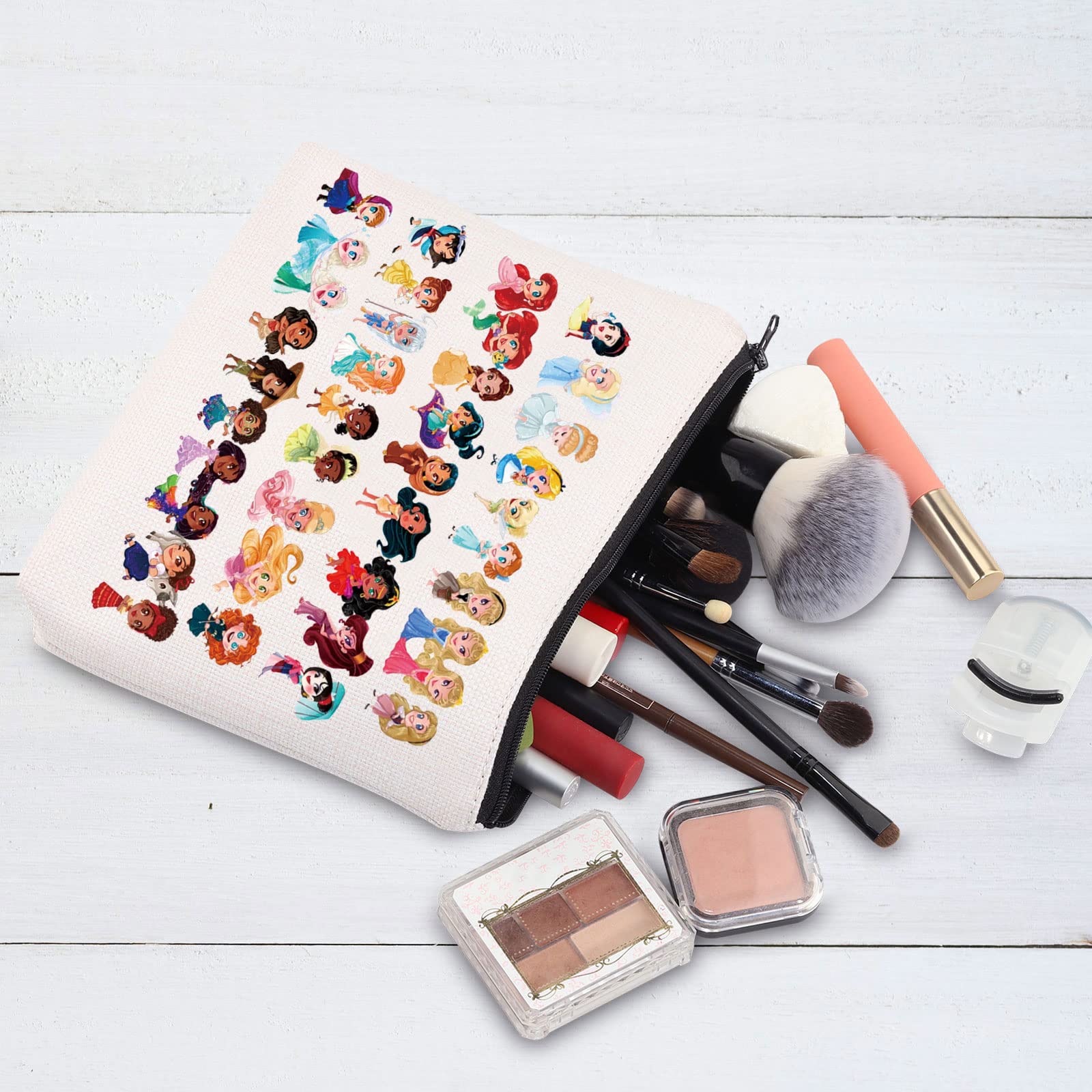 Snapklik.com : BWWKTOP Team Princess Character Cosmetic Makeup Bag ...