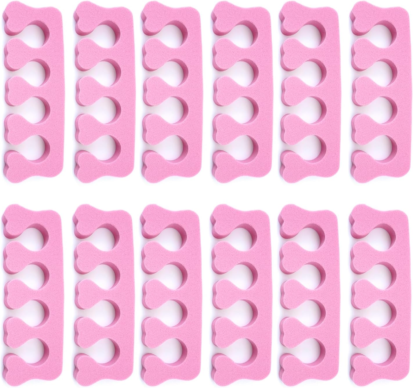 Qancekoo 12pcs Sponge Toe Separators Soft Finger Separators Toe Divider ...