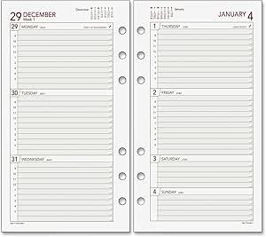 Amazon.com : Day Runner 2014 Weekly Planner Refill, 3.75 x 6.75 Inches ...