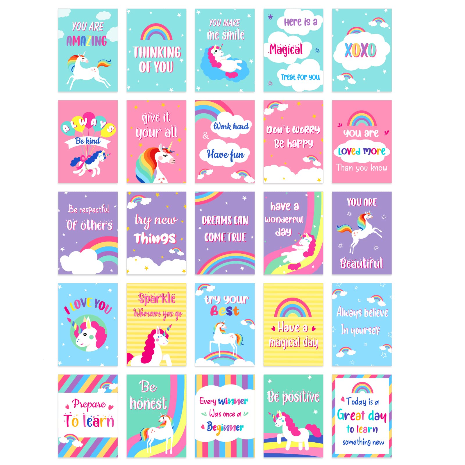 Buy WhatSign 50 School Lunch Box Notes for Girls Boys Kids ...