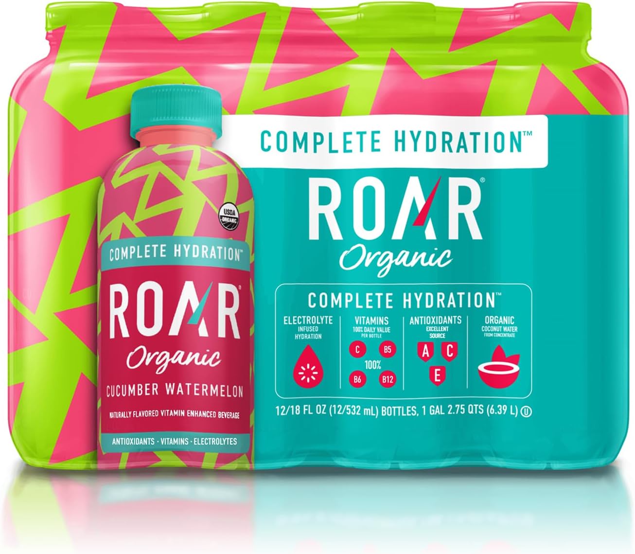 Amazon.com : Roar Organic Electrolyte Infusions - USDA Organic ...