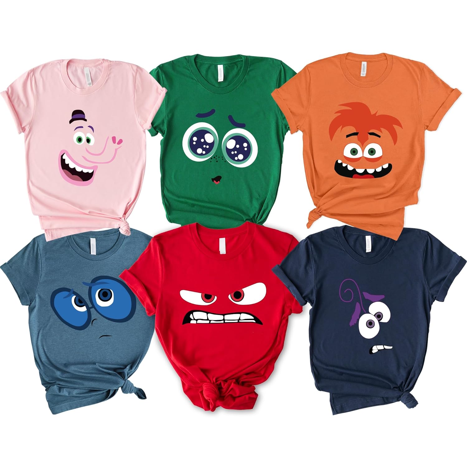 Amazon.com: Inside Out Custom Shirts, Inside Out Character Costumes ...