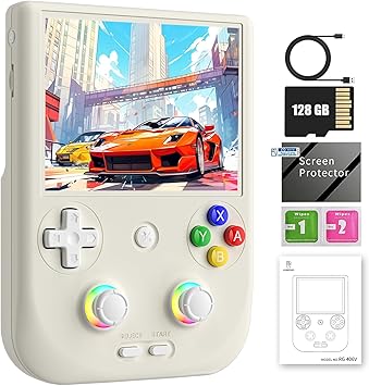 Amazon.com: GiipGoop RG406V Handheld Game Console RG 406V 4-inch IPS ...