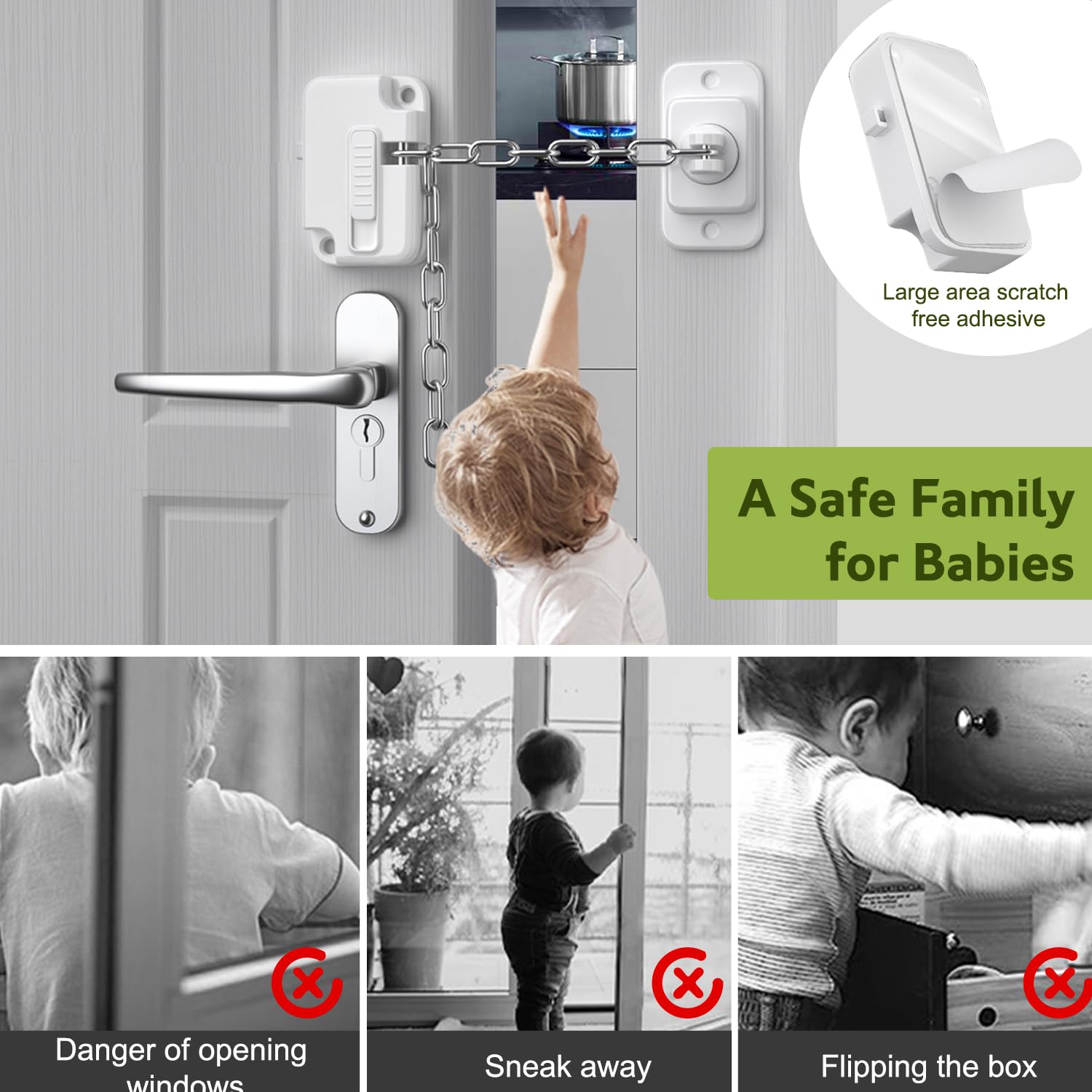 2PCS Window Locks, Window Safety Lock, Child Window Safety Locks ...