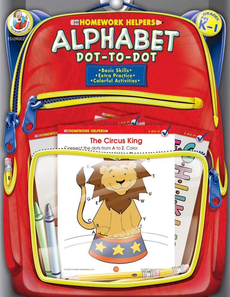 Amazon.com: Alphabet Dot-to-Dot, Grades PK - 1 (Homework Helper ...