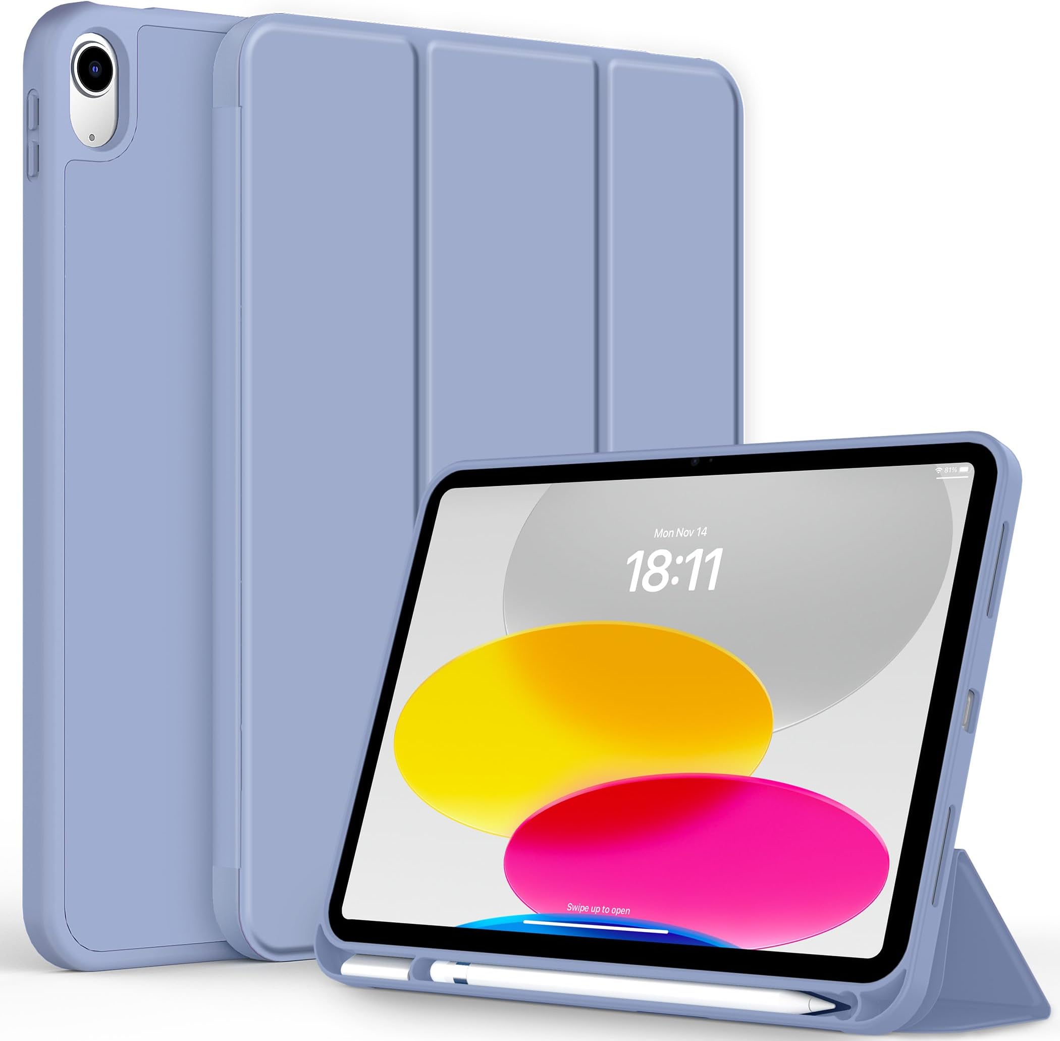 CACOE Case for iPad (A16) 11th/10th Generation with Pencil Holder 2025 ...