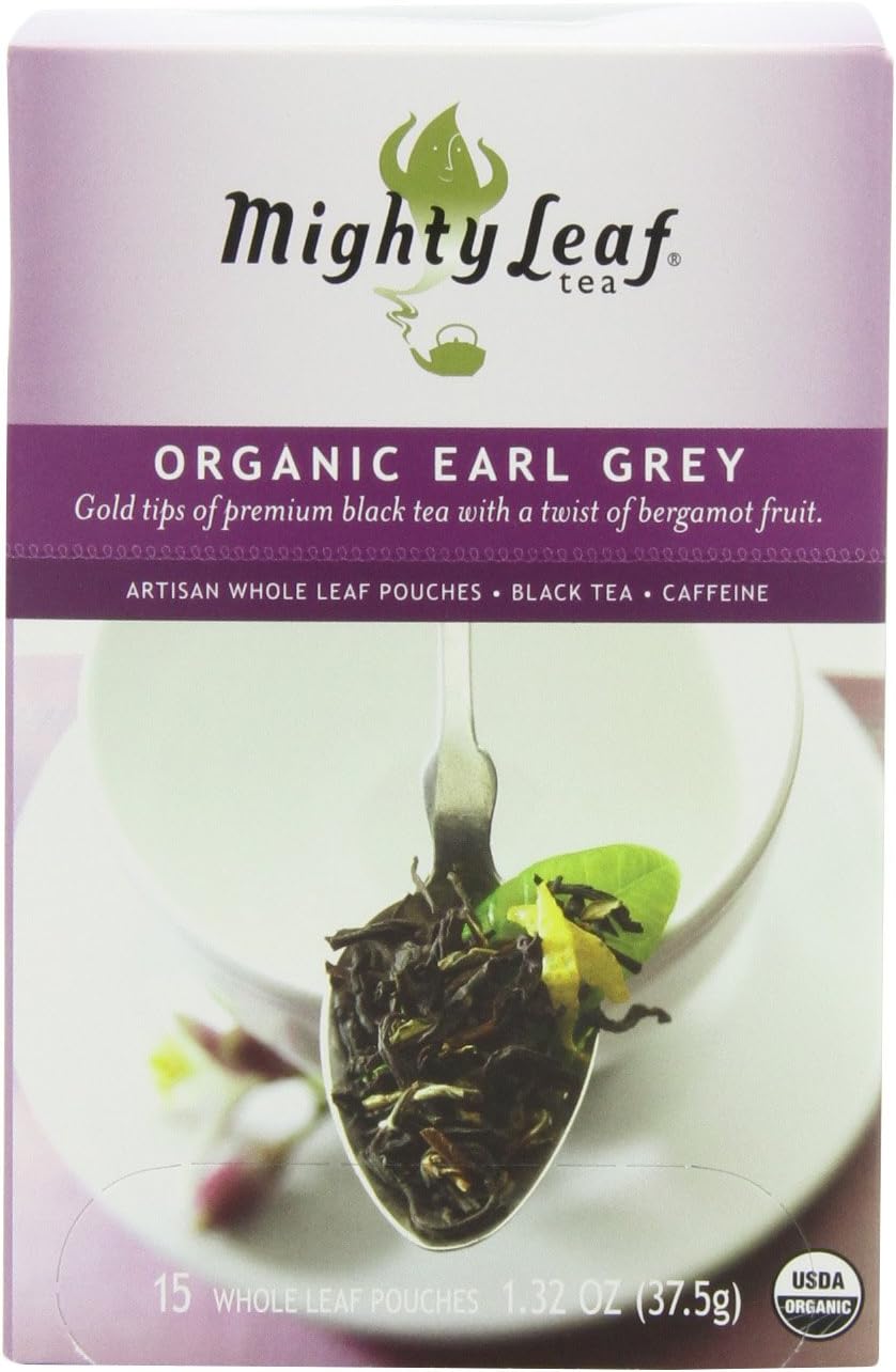 Amazon.com : Mighty Leaf Green Tea, Tropical, 15 Pouches (Pack of 3 ...