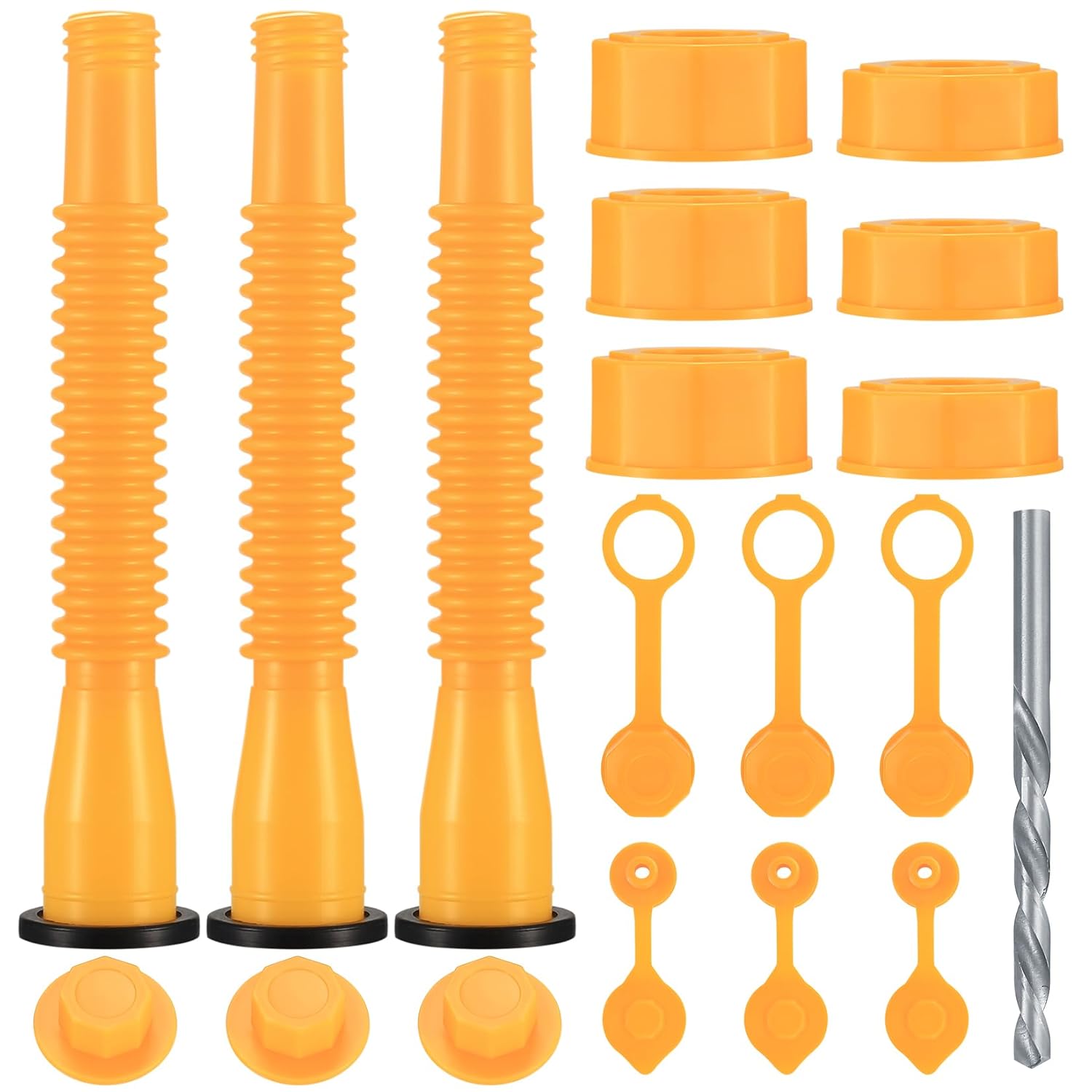 25 Pcs Gas Can Spout Replacement, Gas Can Nozzle, Gas Can Spout Kit for ...