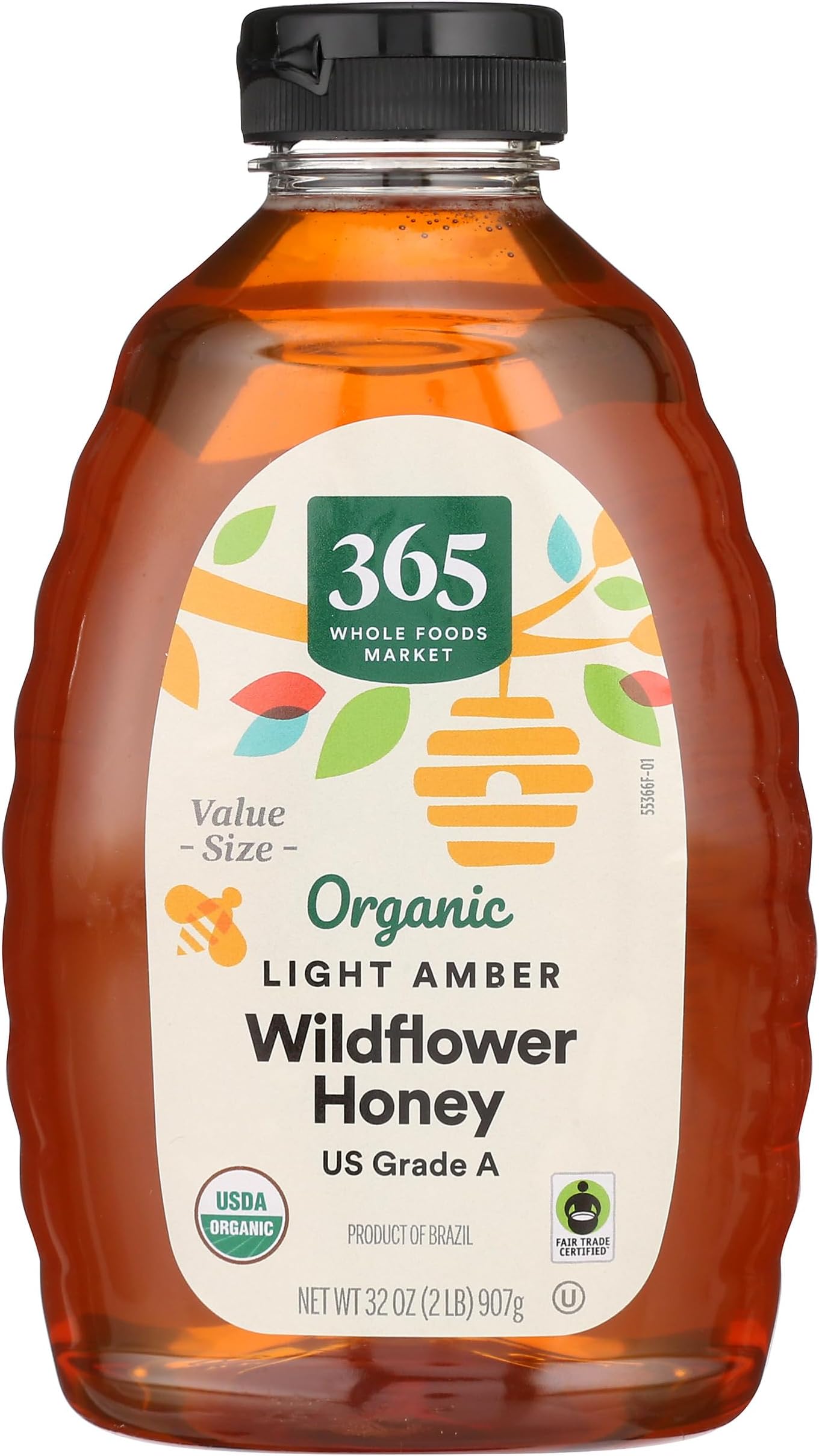 Amazon.com : 365 By Whole Foods Market, Organic Light Amber Wildflower ...