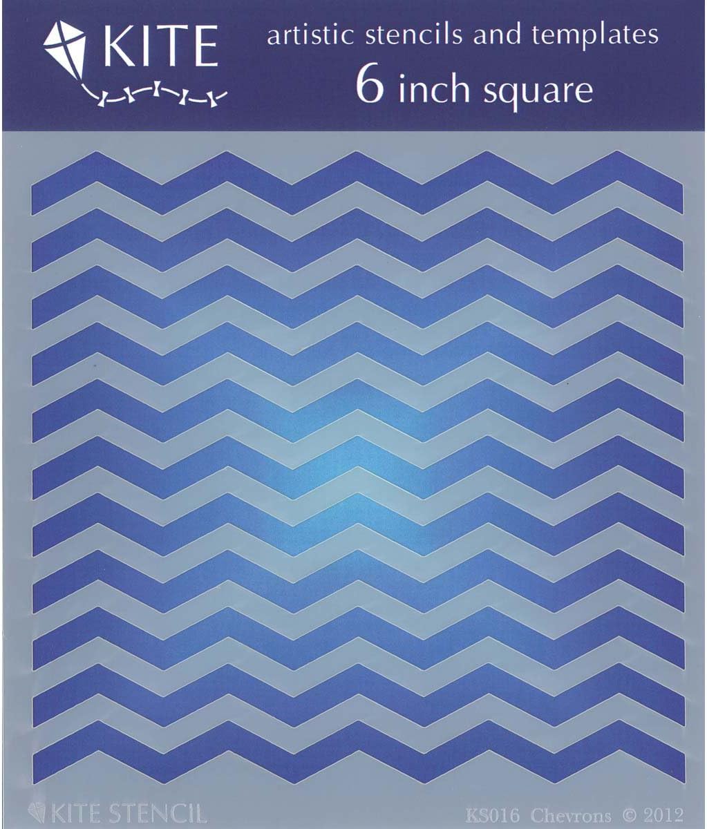 Amazon.com: Judikins 6-Inch Square Kite Stencil, Chevrons : Arts ...