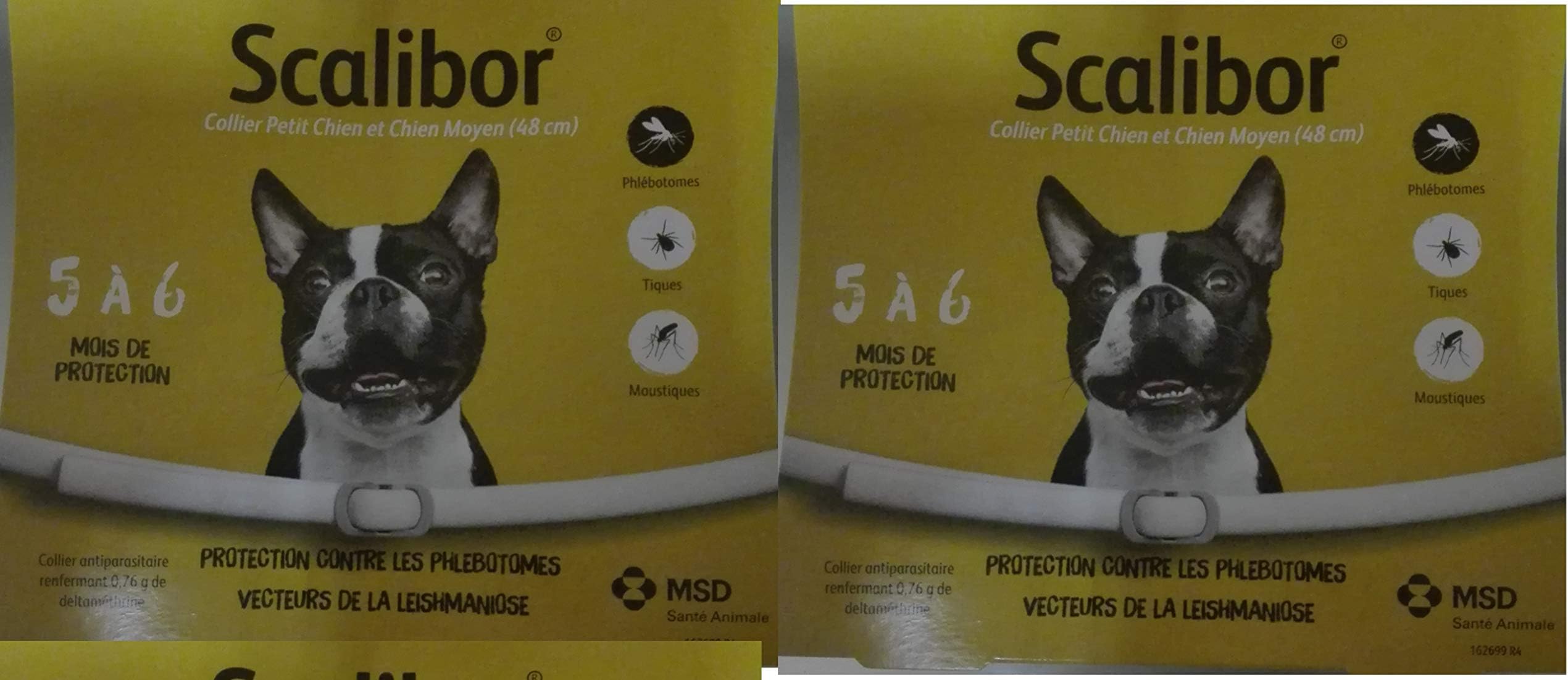 Scalibor Lot de 3 colliers de protection pour chien : Amazon.fr: Animalerie