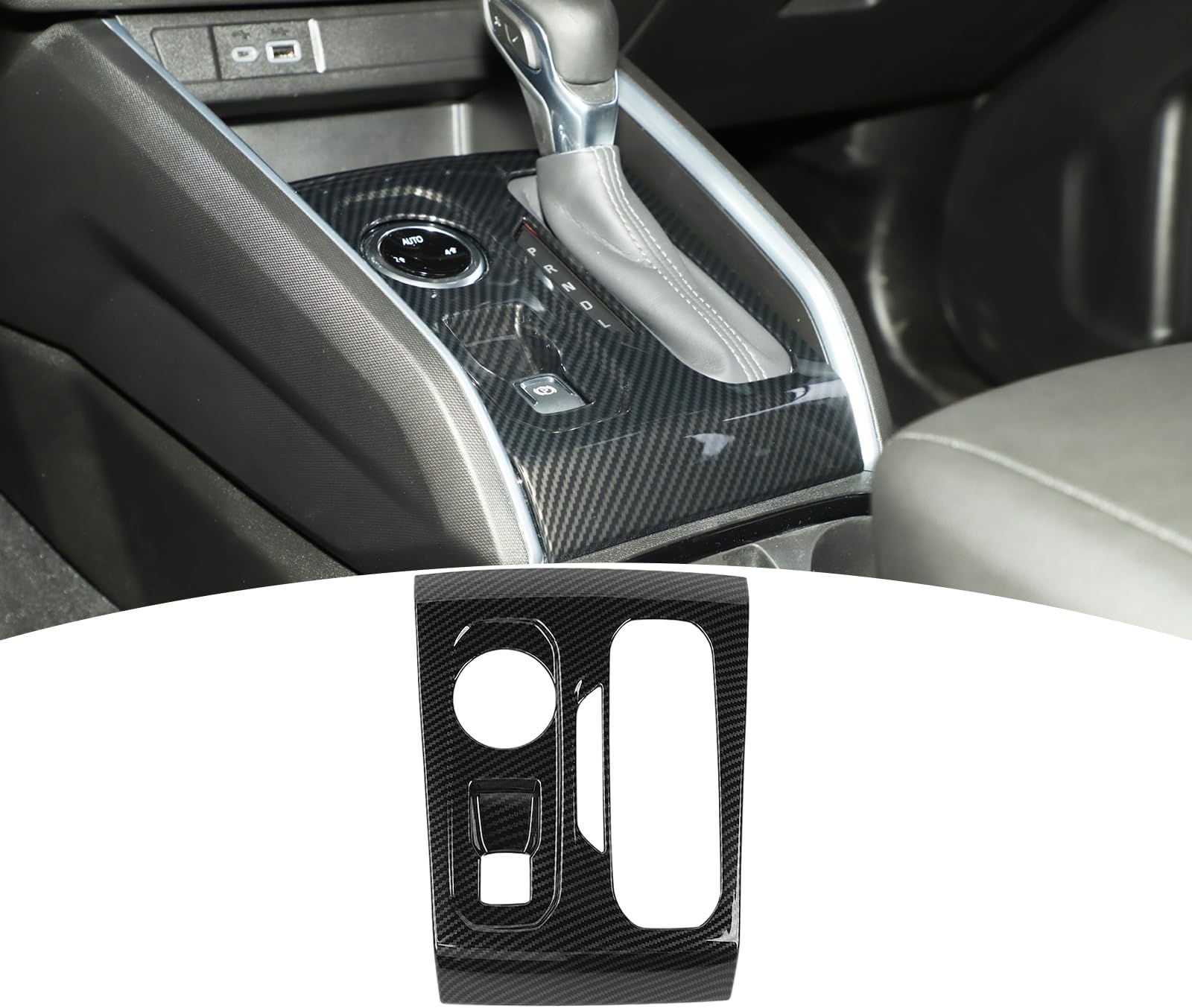 Amazon.com: Korlot Carbon Fiber Style Center Console Dashboard Cover ...