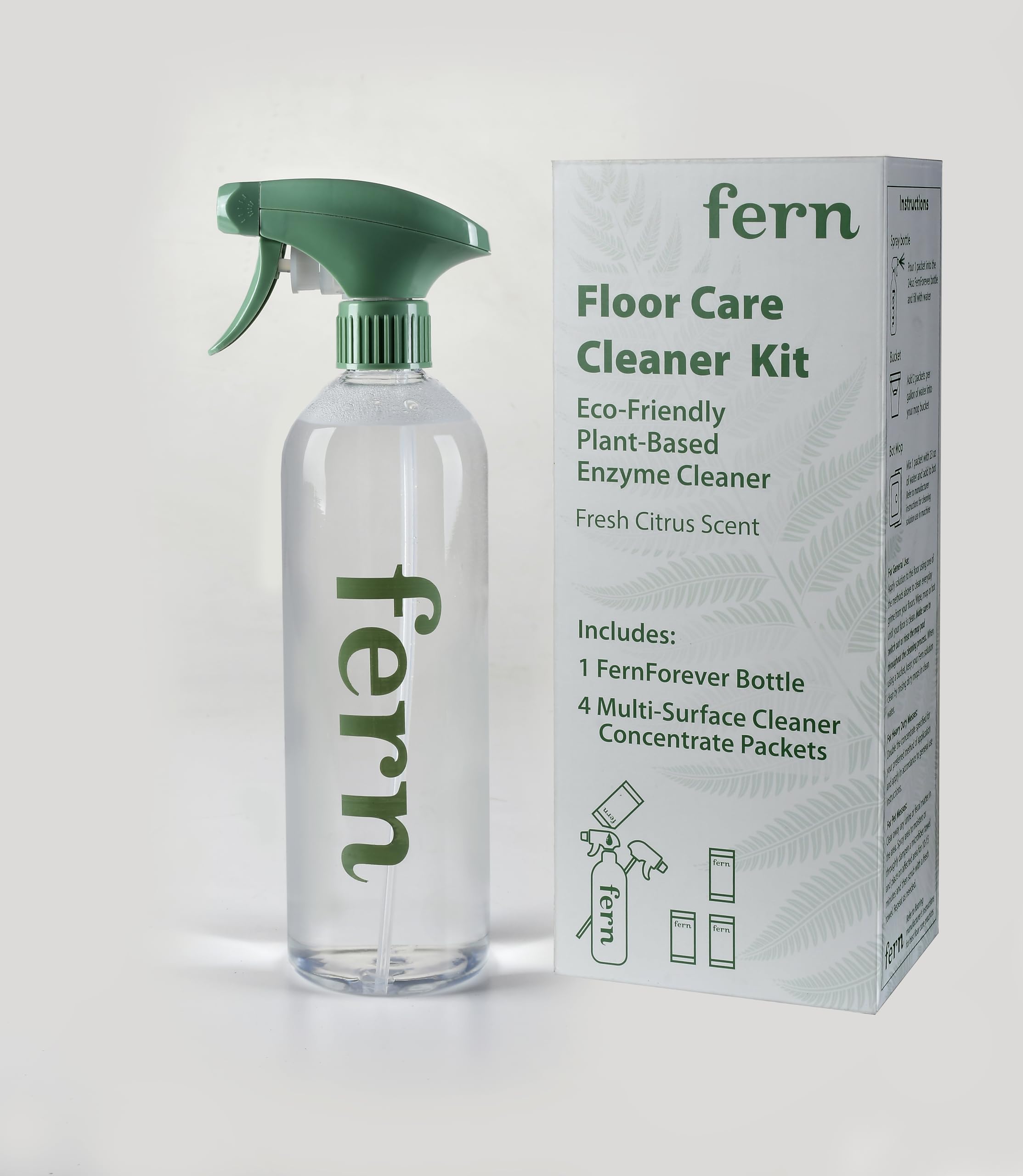 Amazon.com: Fern Multi-Surface & Complete Floor Care Solution with 24oz ...