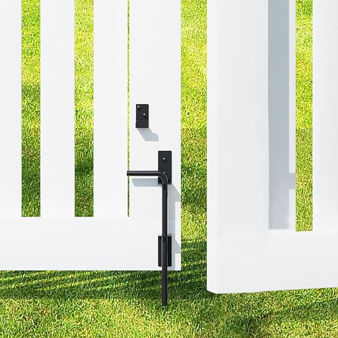 Amazon.com: TIEJIAN Cane Bolt Heavy Duty Gate Drop Rod 12 Inch Metal ...