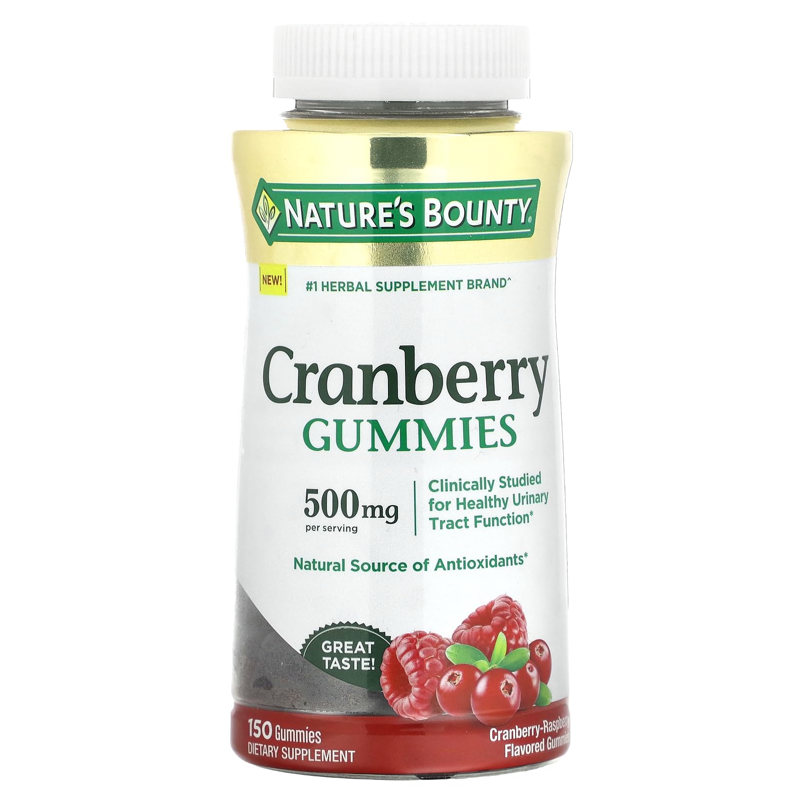 Amazon.com: Nature's Bounty Cranberry Gummies, Urinary Tract Support ...