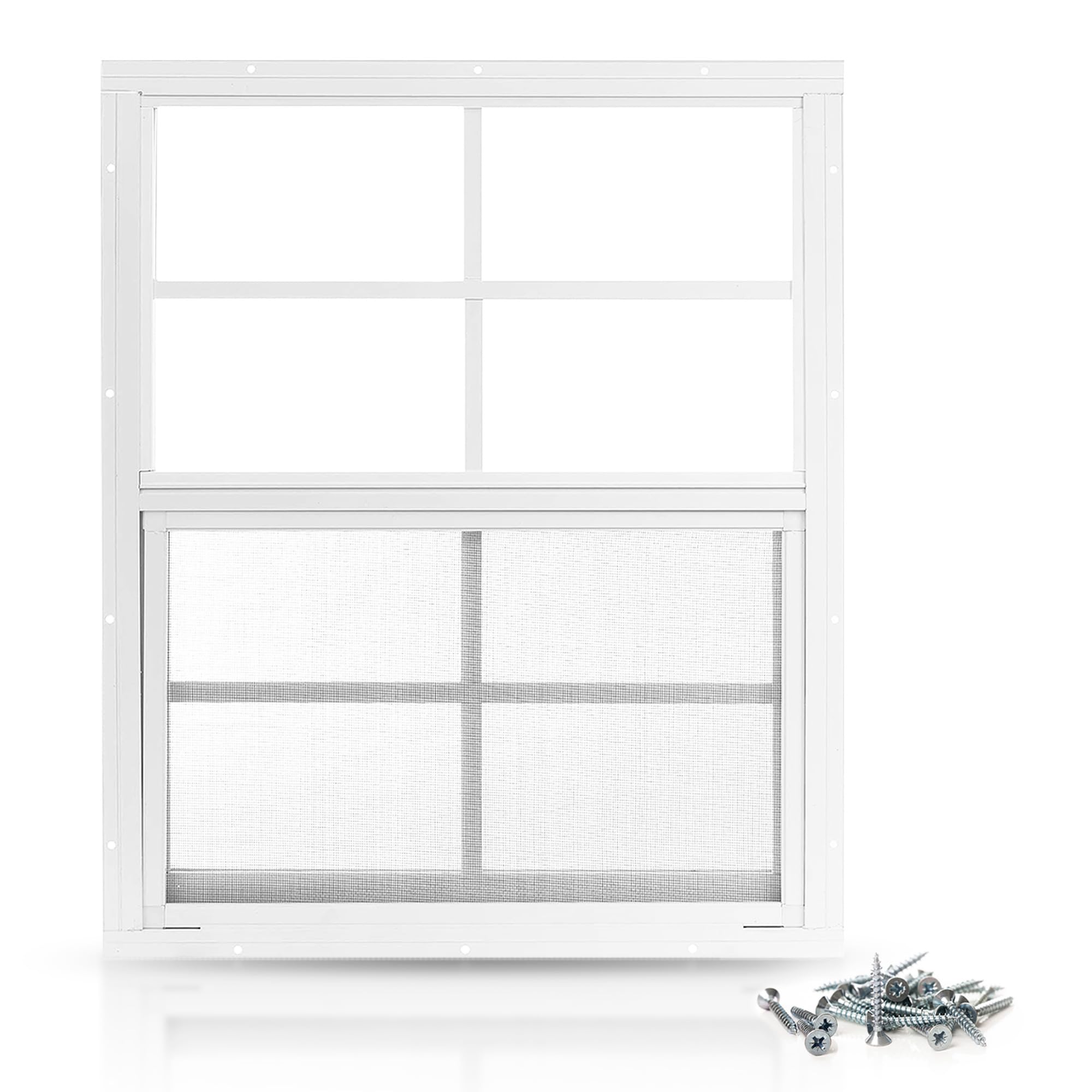 Amazon.com : PRO FLEX Shed Window 18" x 27" - Ultra Thick White ...
