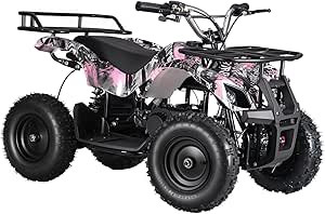Amazon.com: Kids Gas ATV, 50CC 2-Stroke Mini Gas Powered 4 Wheeler for ...