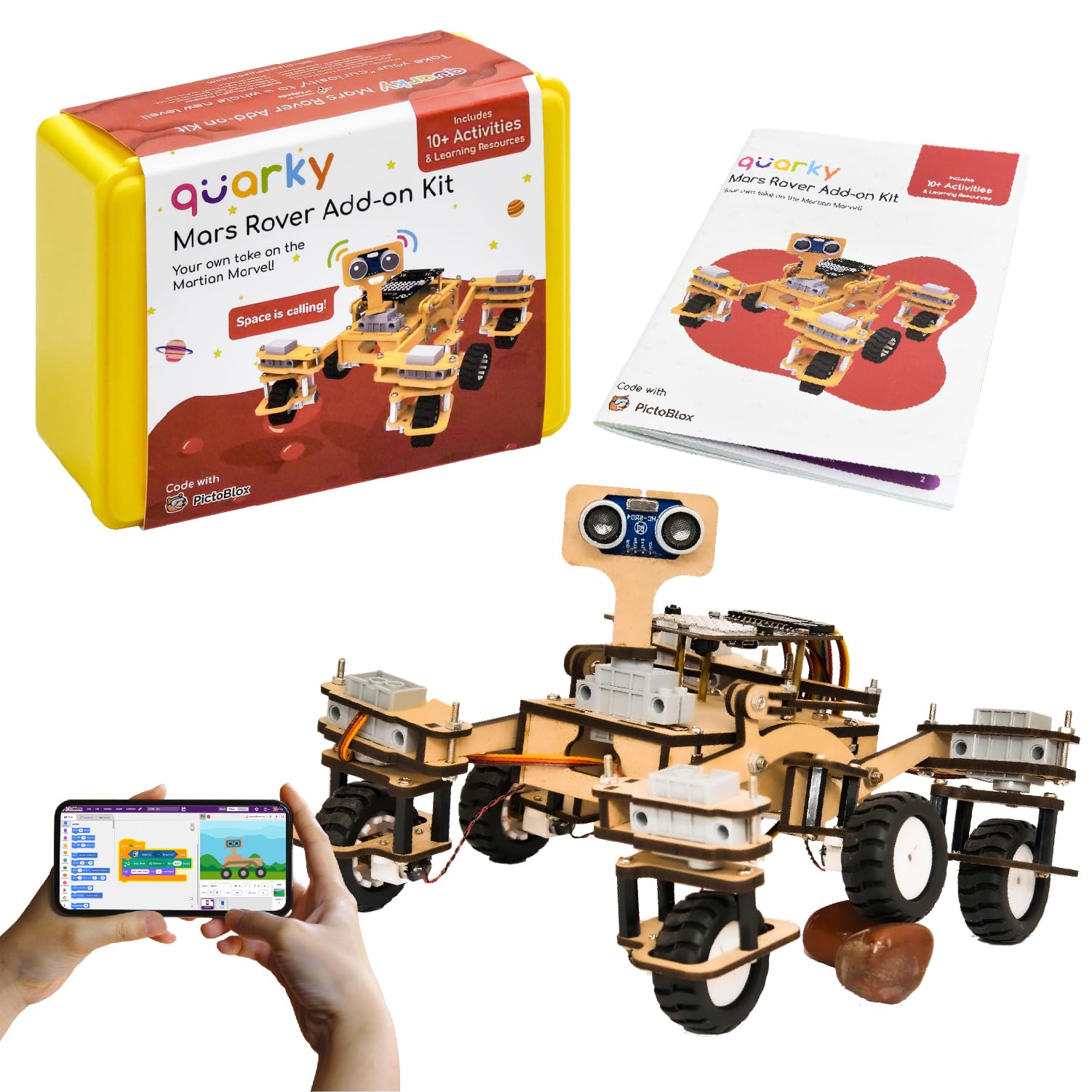 Buy Quarky Mars Rover Addon Kits for Kids Age 7+ with Assembly Guide ...