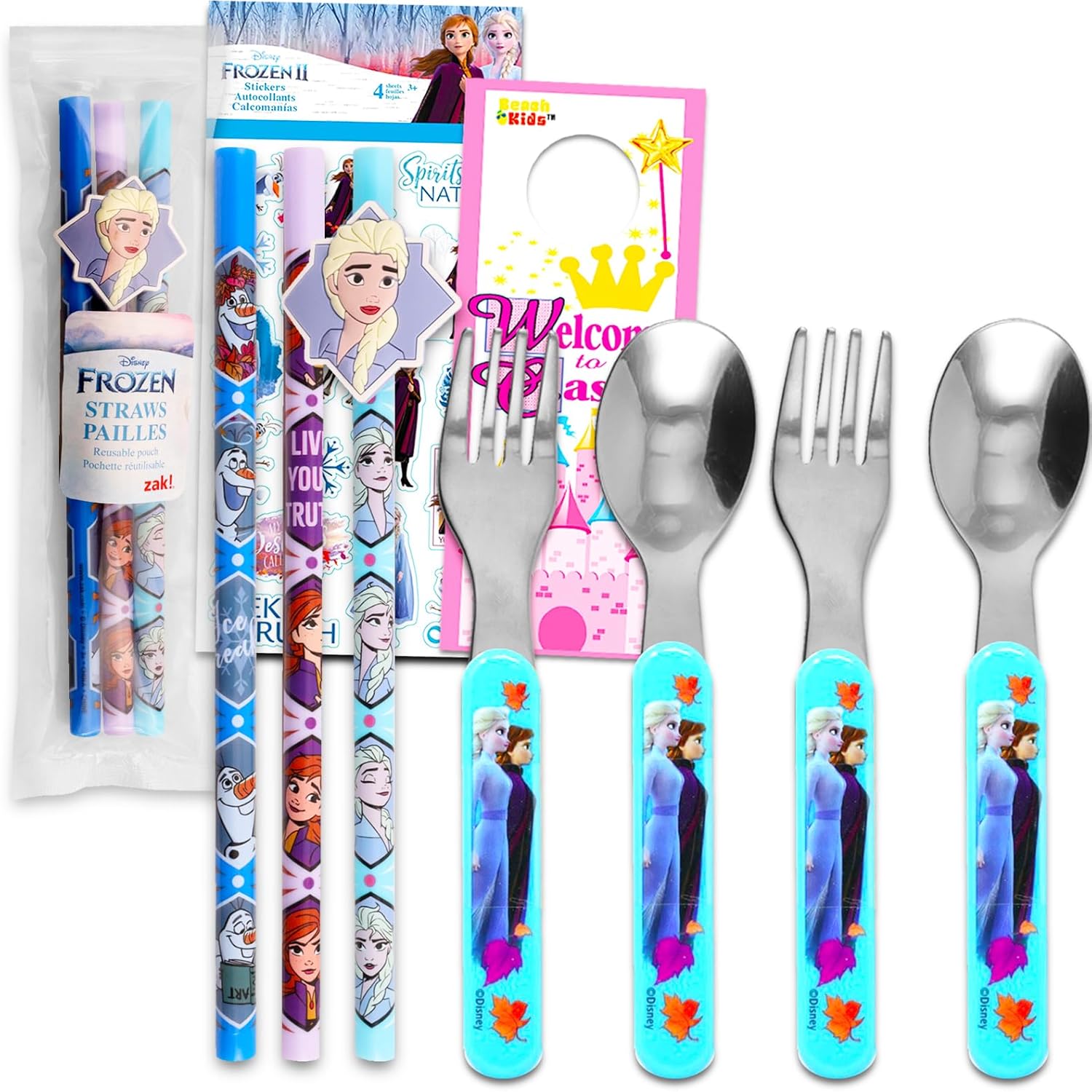 Amazon.com | Frozen Utensils Set for Girls - Bundle with Disney Frozen ...