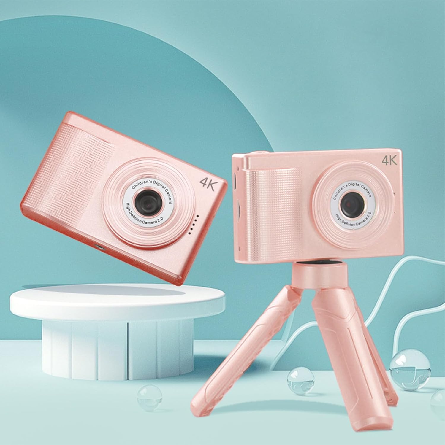 Amazon.com : 4k Digital Camera with Bracket 2.4 Inch Large Screen ...